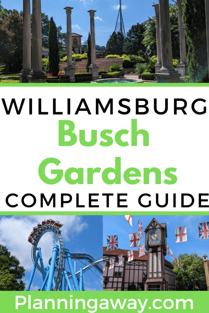 Williamsburg Map Busch Gardens Busch Gardens Williamsburg Connoisseurs